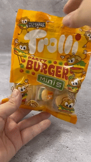 Trolli】パーティーバーガーミニ50g（グミキャンディ）の商品ページ